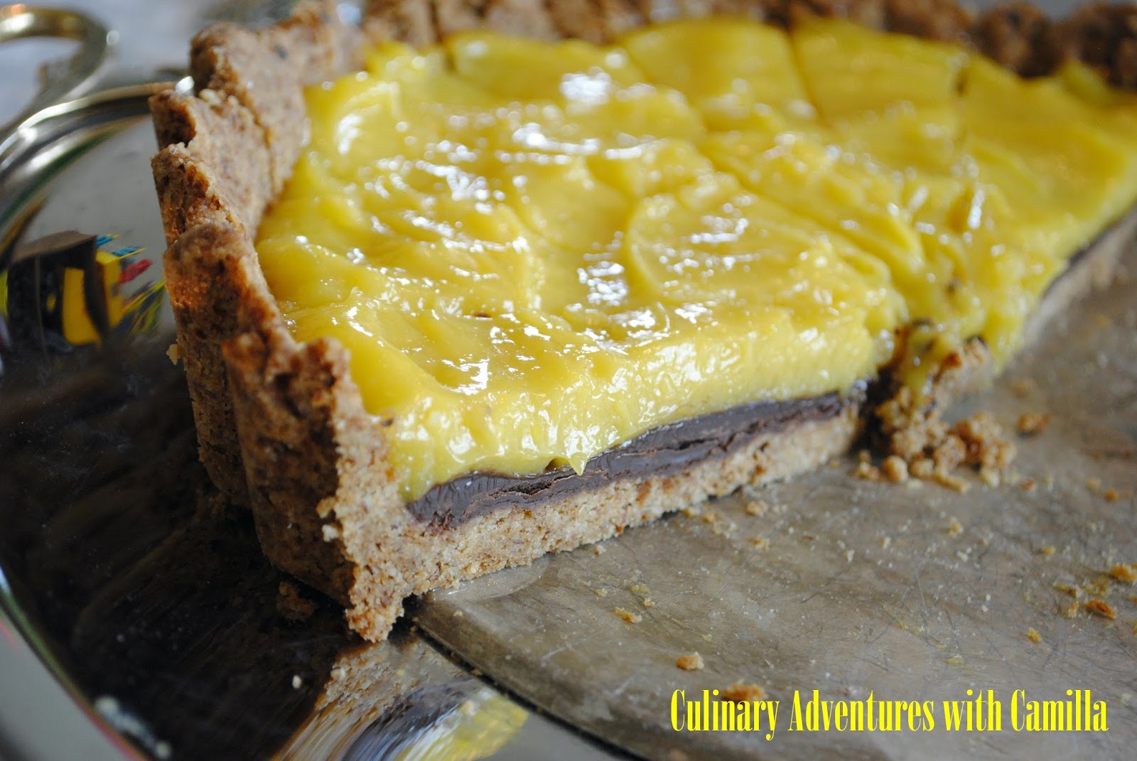 Lemon-Honey Tart with Salted Shortbread Crust