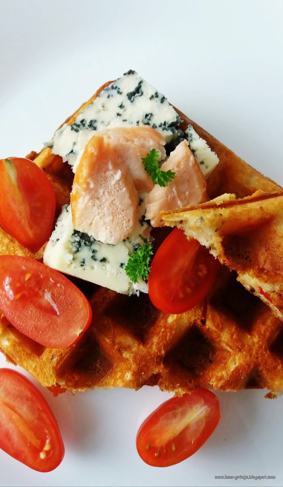 Gofry wytrawne z papryką