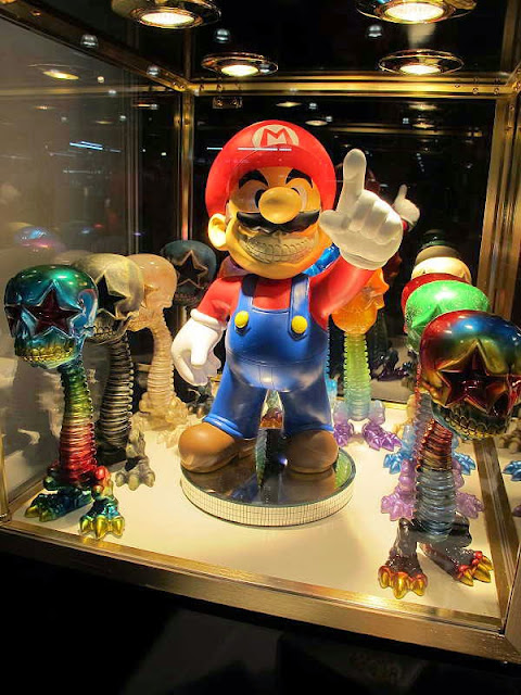 Starskull Walking Sticks & Mario x Grin by Ron English