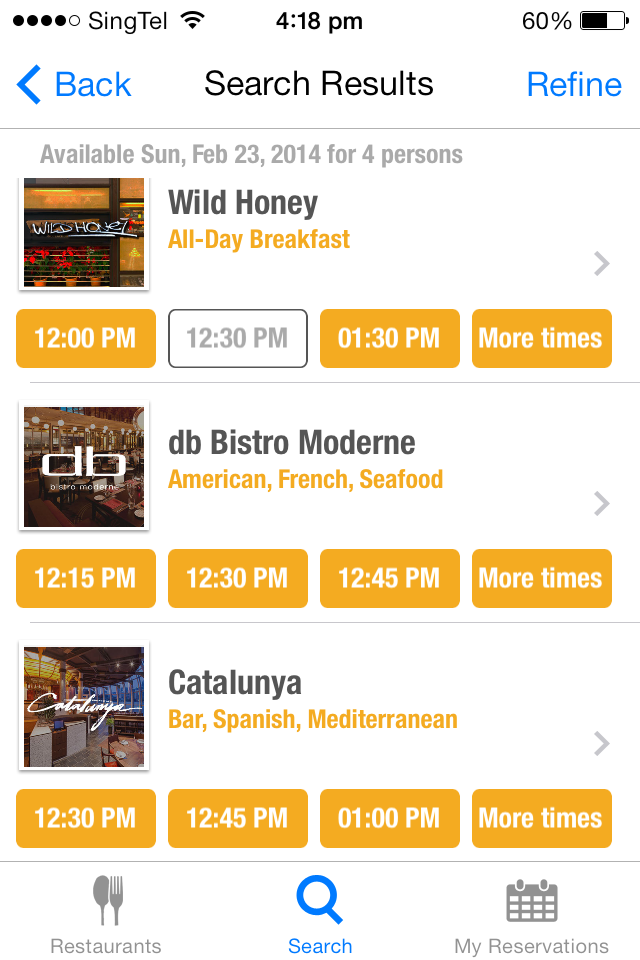 Chope Online Reservations Website/App: Restaurant Table Bookings Made ...