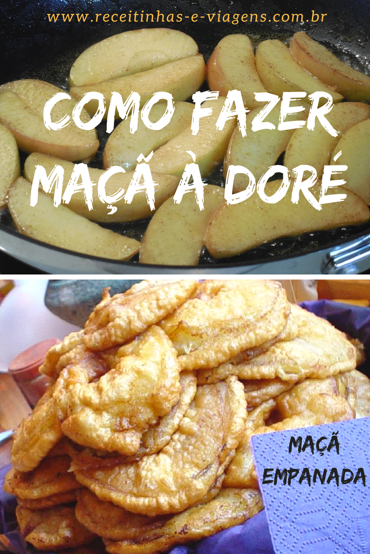 Receita de maçãs à doré | ... Receitinhas e Viagens ...