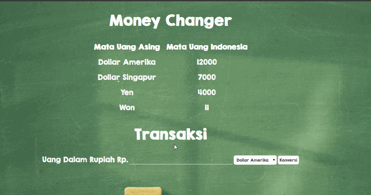 PHP : Money Changer