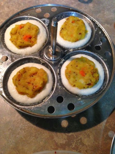 Sarita's Kitchen Blog: stuffed Idli sandwich