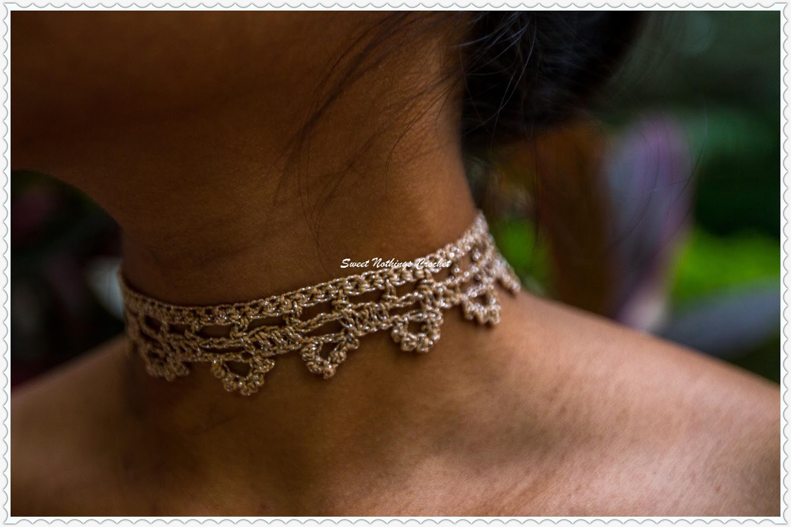 Sweet Nothings Crochet: BEAUTIFUL CROCHET CHOKER - 2