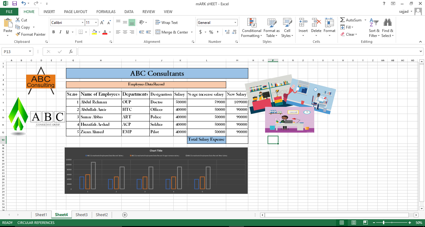 ICT Corner by BTSC: MS Excel - Grade 7 Projects