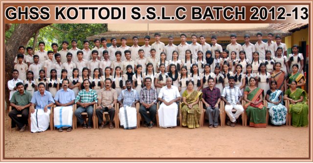 GHSS KOTTODI: SCHOOL HISTORY