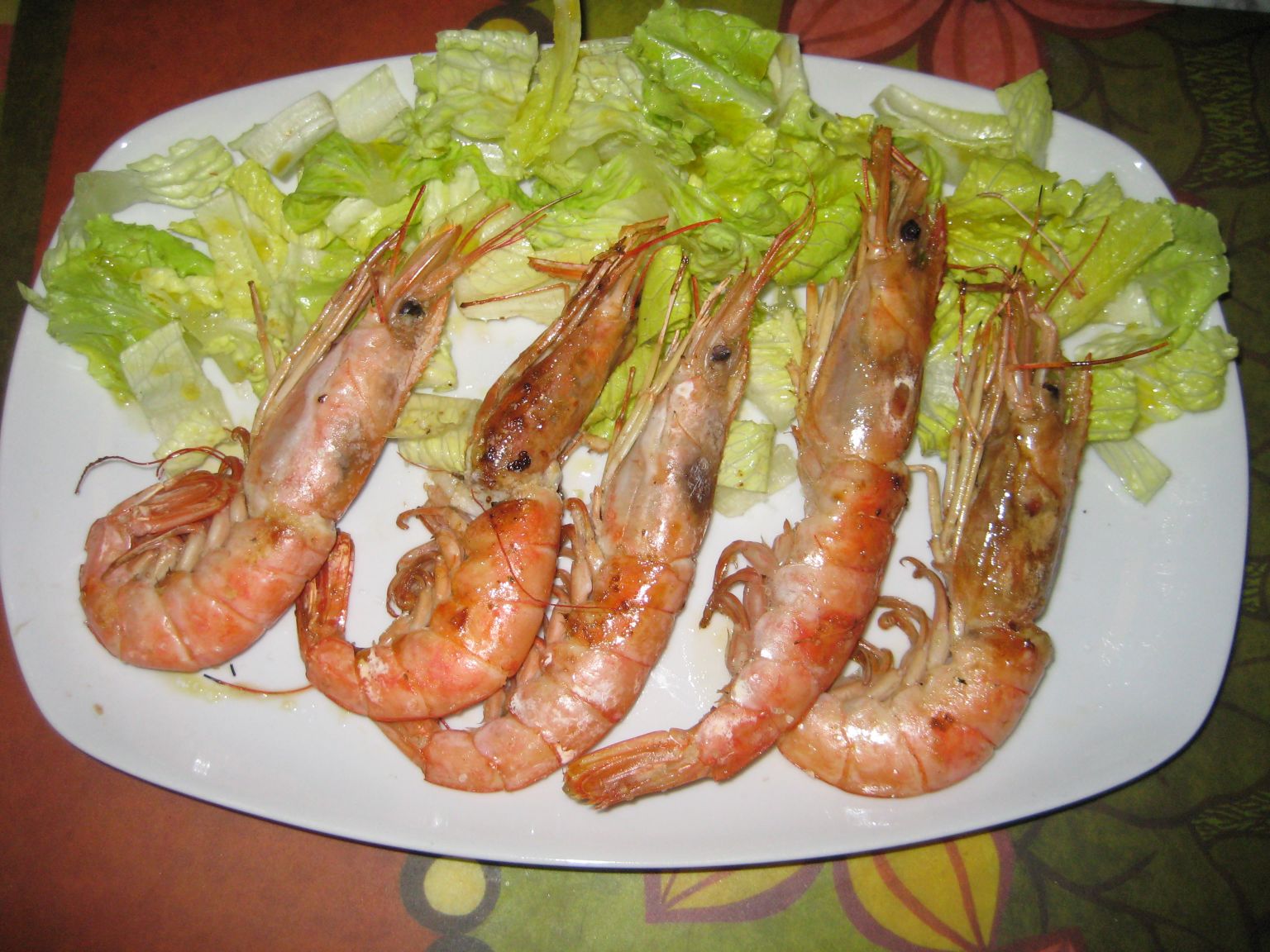 LAS RECETAS DE MAMA ROSA: Gambones a la plancha