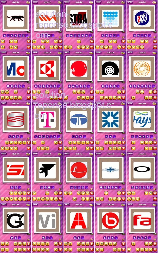 Solutions deviner logo what's the brand Album 7 ~ Toutes les solutions ...