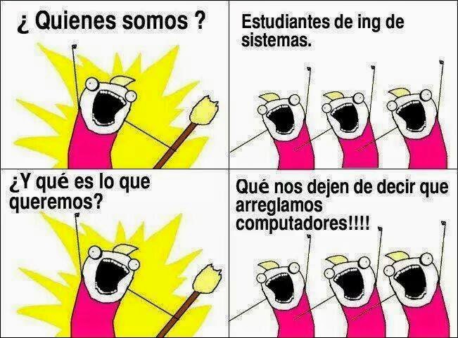 Chistes de Informática: Lo que le molesta un Ing. en Sistemas
