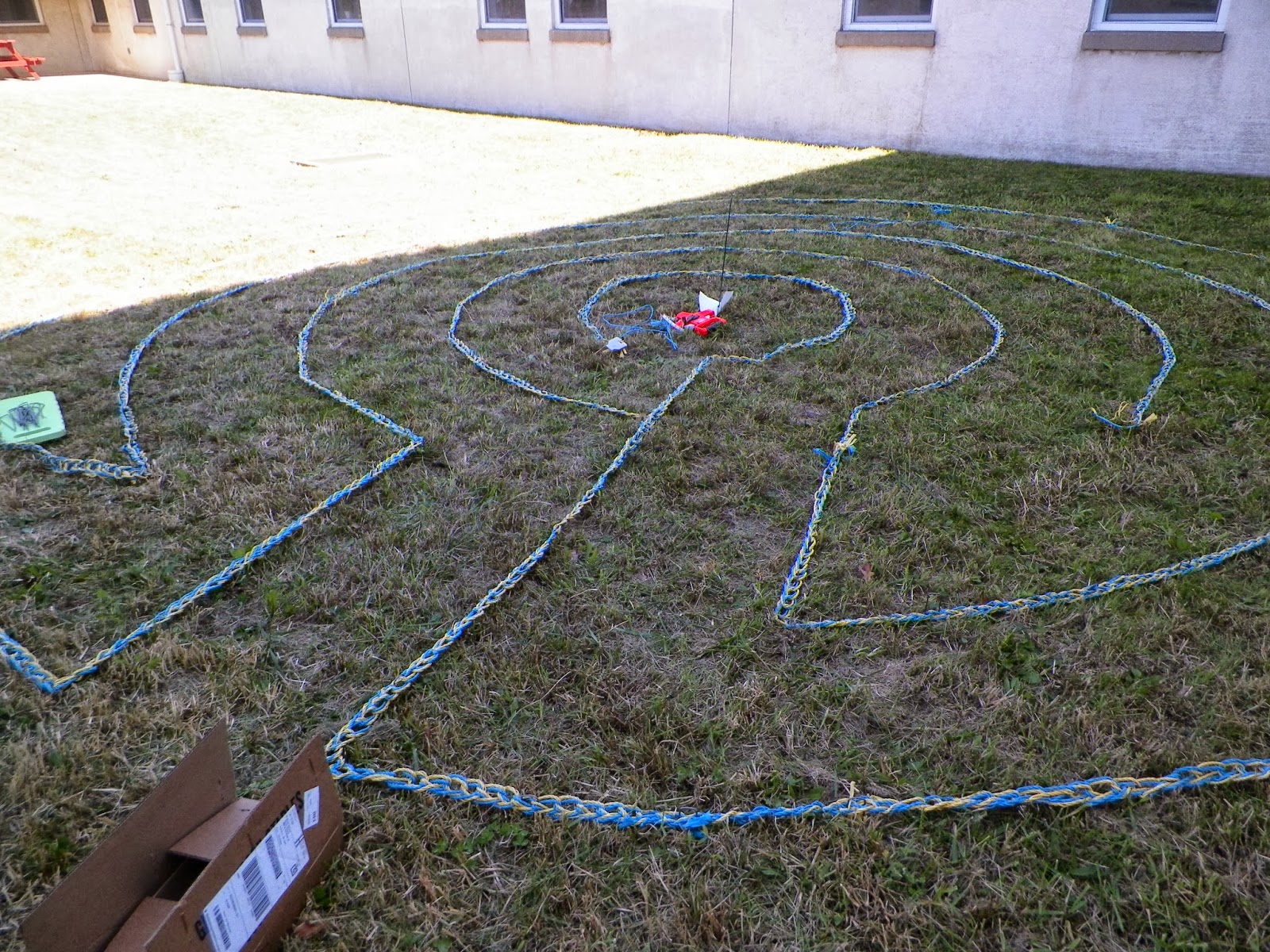 Backyard Pilgrim: Crocheted Rope Labyrinth