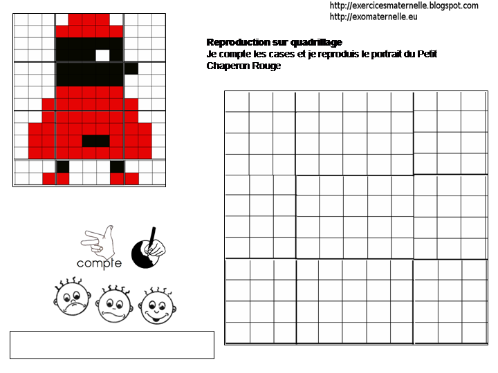 Maternelle: Repérage spatial avec Le petit chaperon rouge de Rascal