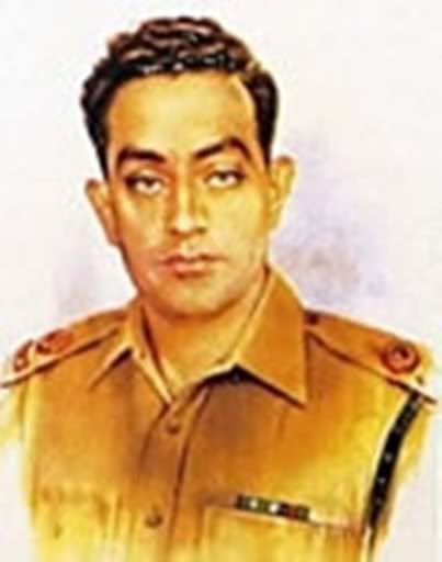 HASHMI: MAJOR RAJA AZIZ BHATTI SHAHEED {THE HERO OF WAR 1965}