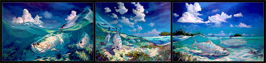 Fly Fish Addiction: “A Place I Would Rather Be” Mike Savlen Artwork