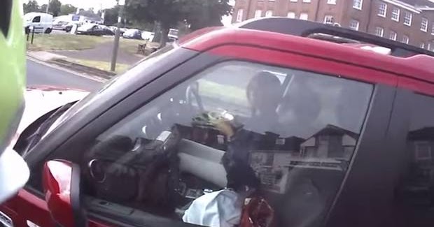 Woman Caught Behind The Wheel Eating Whilst Driving