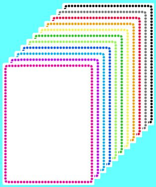 Colorful Borders/Frames Set... and some Freebies!