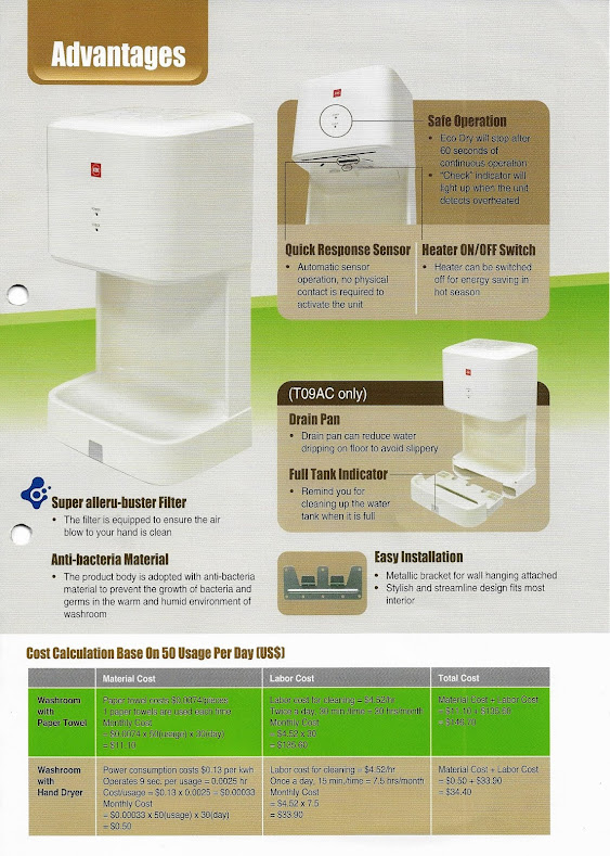 MaximaxSystems.com: KDK AUTOMATIC HAND DRYER