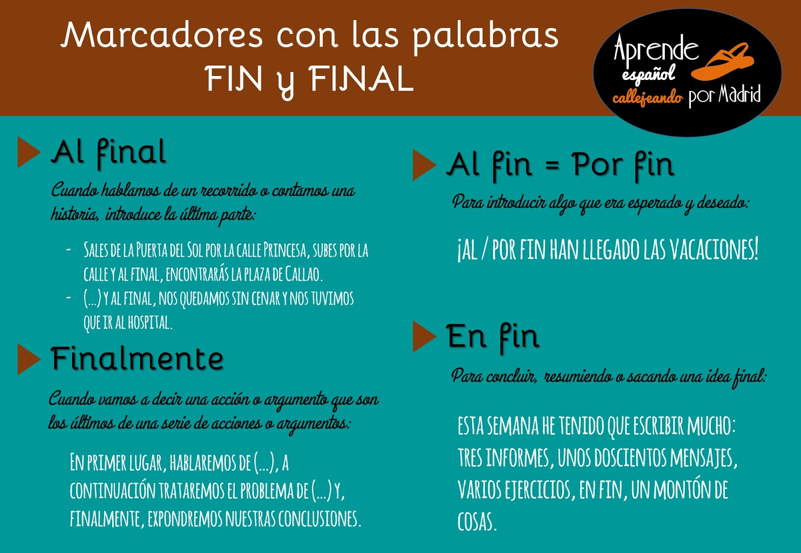 Fin de temporada - Aprende español callejeando por Madrid