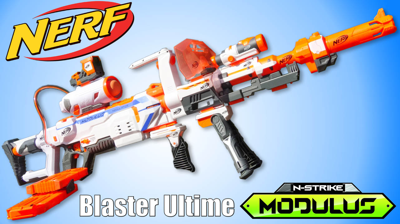 Super Héros Et Compagnie: J'ai assemblé le BLASTER NERF ULTIME ...