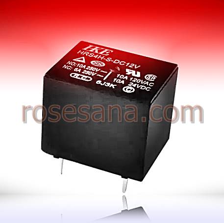 2R Hardware & Electronics: Relays SPDT HKE 12V 10A/250VAC