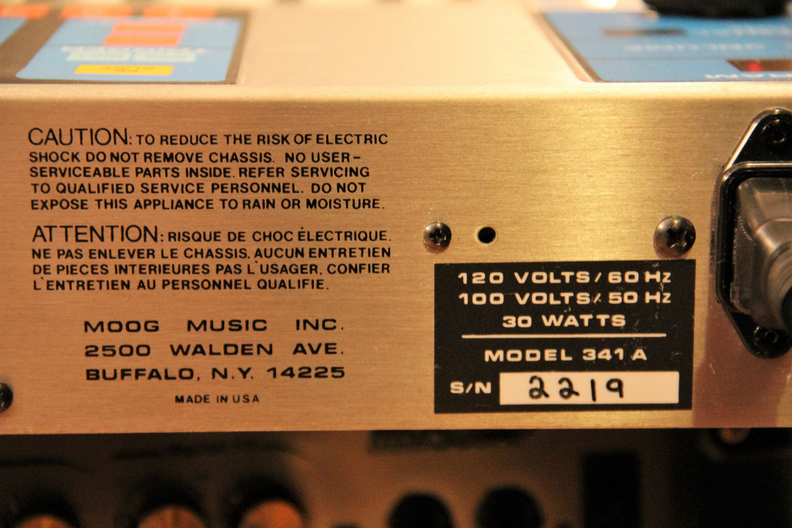 MATRIXSYNTH: Moog Source SN 2219