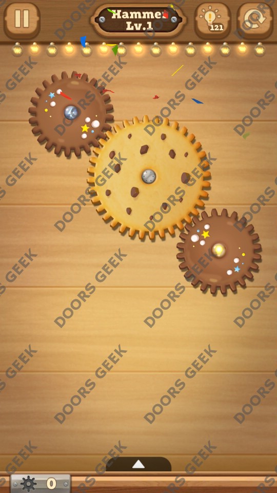 Fix it: Gear Puzzle [Hammer] Level 1 Solution ~ Doors Geek