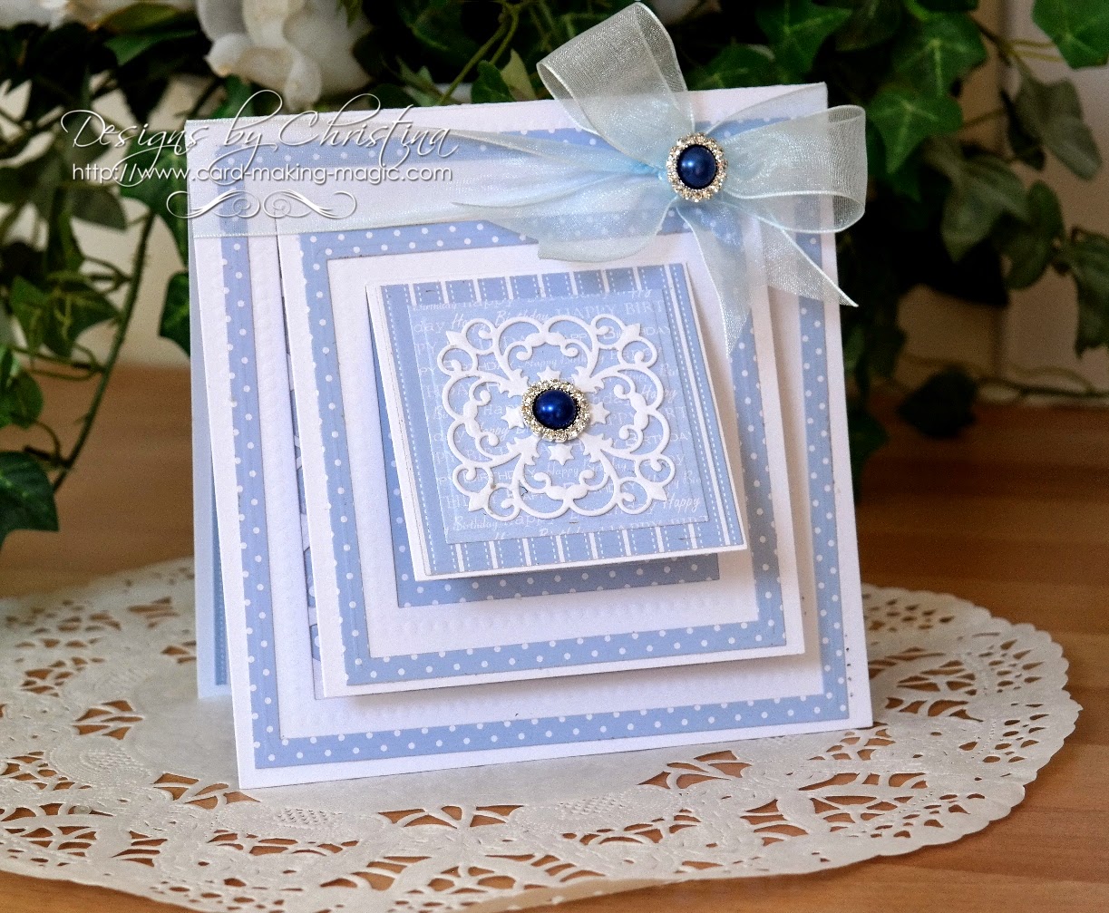 Flowers, Ribbons and Pearls: Tuesday Tutorial - Triple Flip Card
