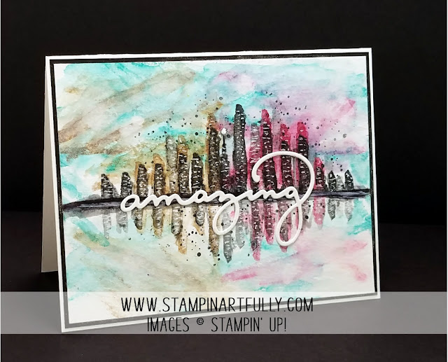 Stampin Artfully: Skyline Video Tutorial for Splitcoast Stampers
