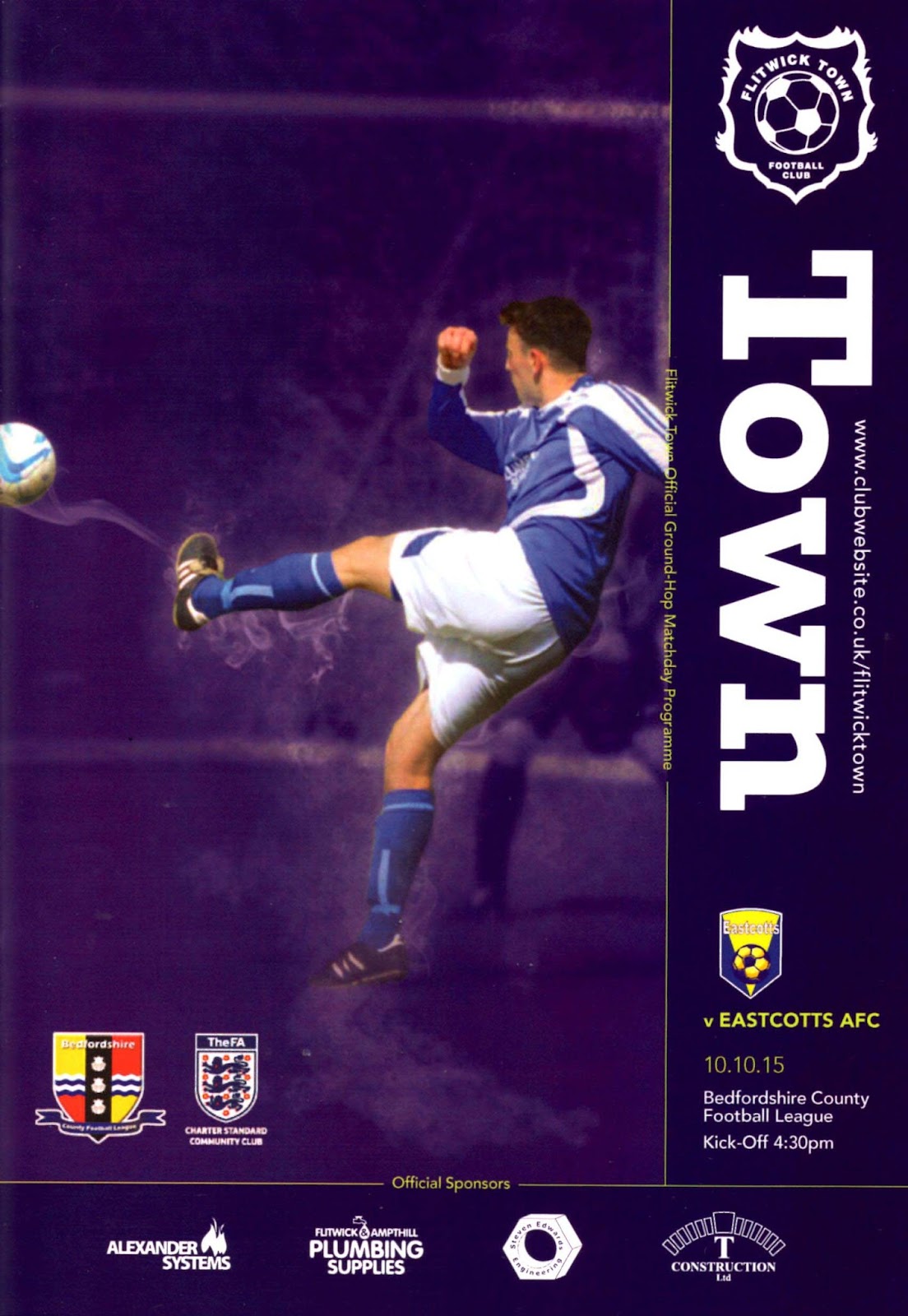 Flitwick Town v Eastcotts