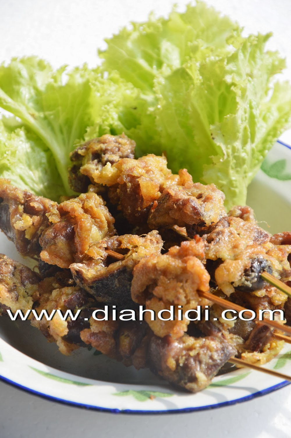 Diah Didi's Kitchen: Sate Ati Ampela Goreng Balut Telur