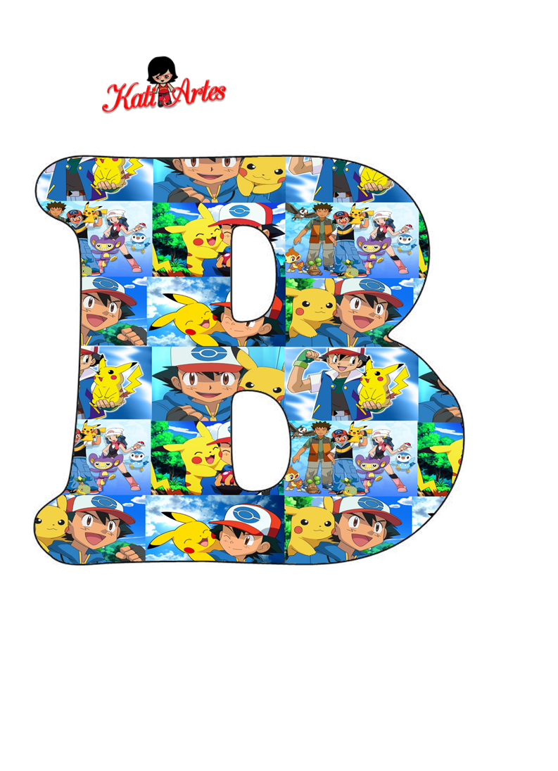 Lindo Abecedario de Pokemon. Cute Alphabet of Pokemon. - Oh my Alfabetos!