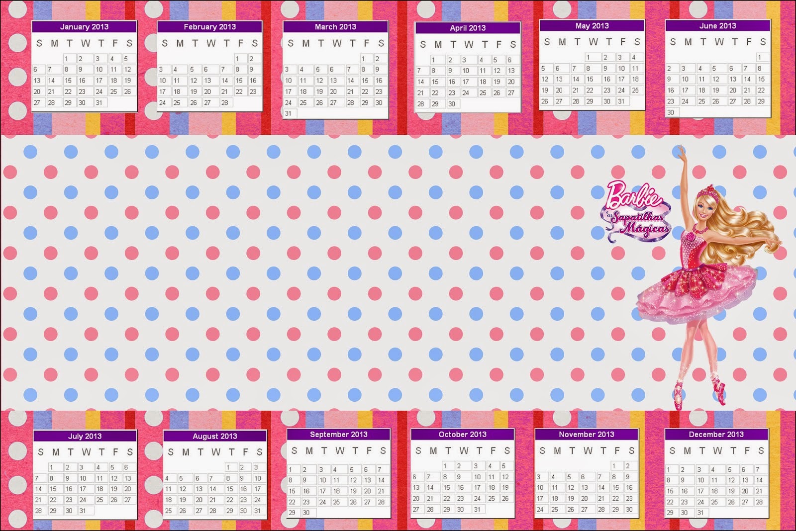 Barbie Magic Shoes: Free Party Printables. - Oh My Fiesta! in english