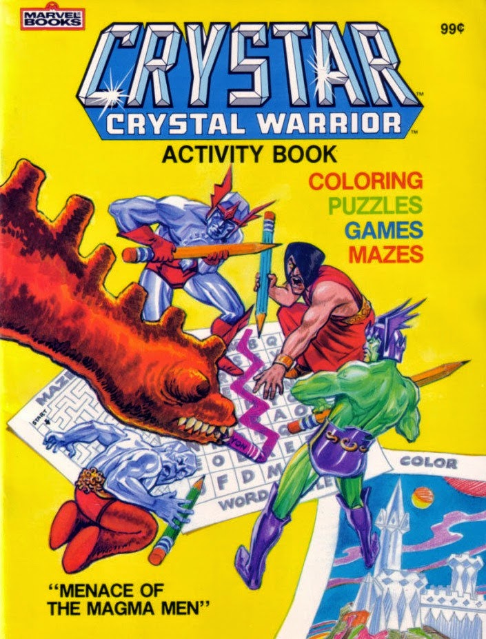Marvel Comics of the 1980s: 1983 - The Saga of Crystar Coloring Books