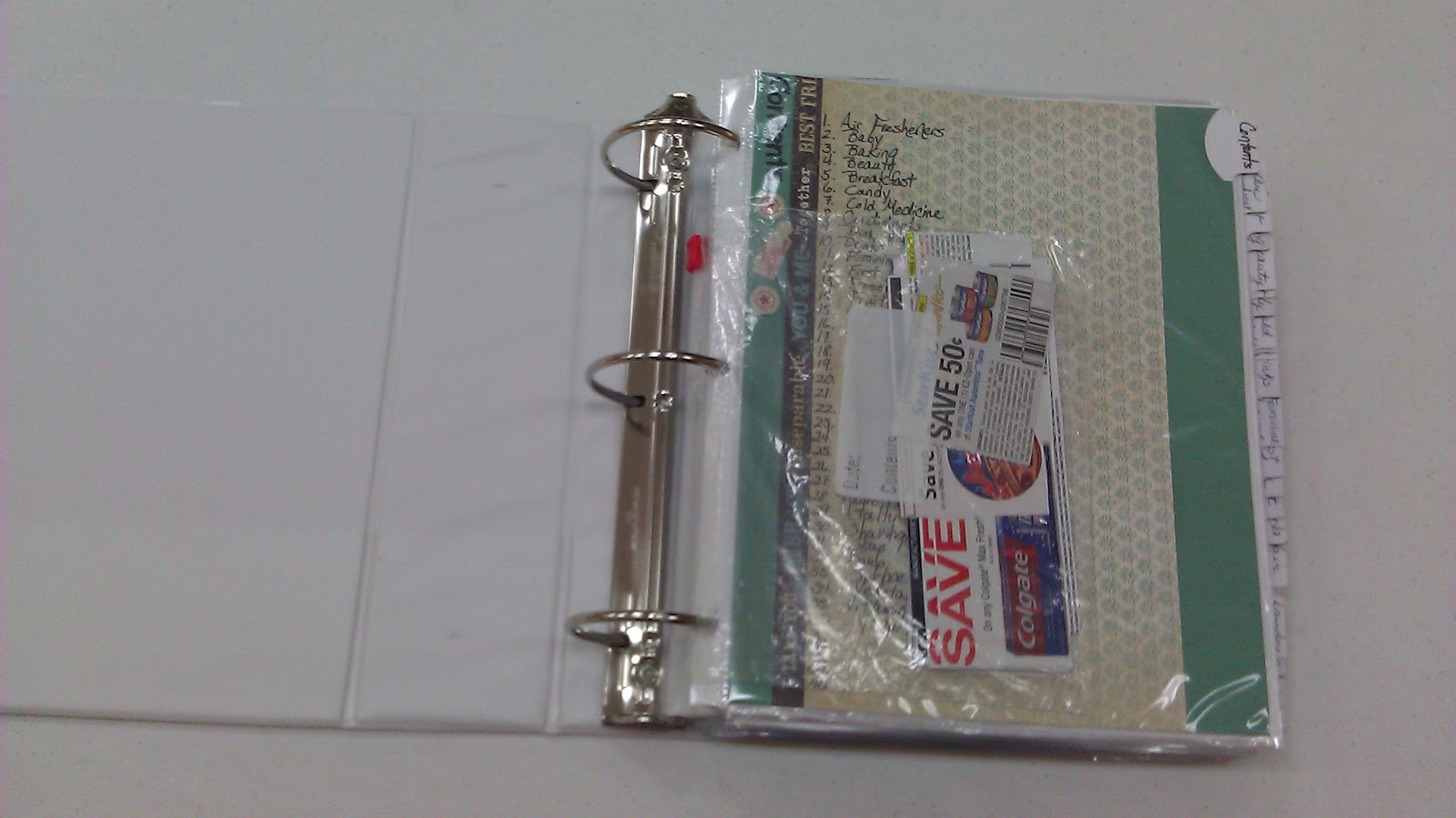 Rita Hutcheson-Cobbs: My New Couponing Notebook Organizer...