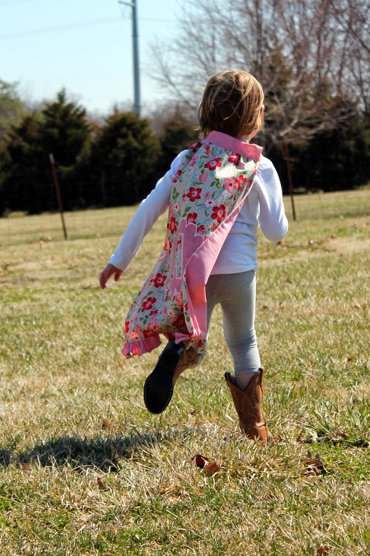 Lynch Homestead: Girly Super Hero Cape