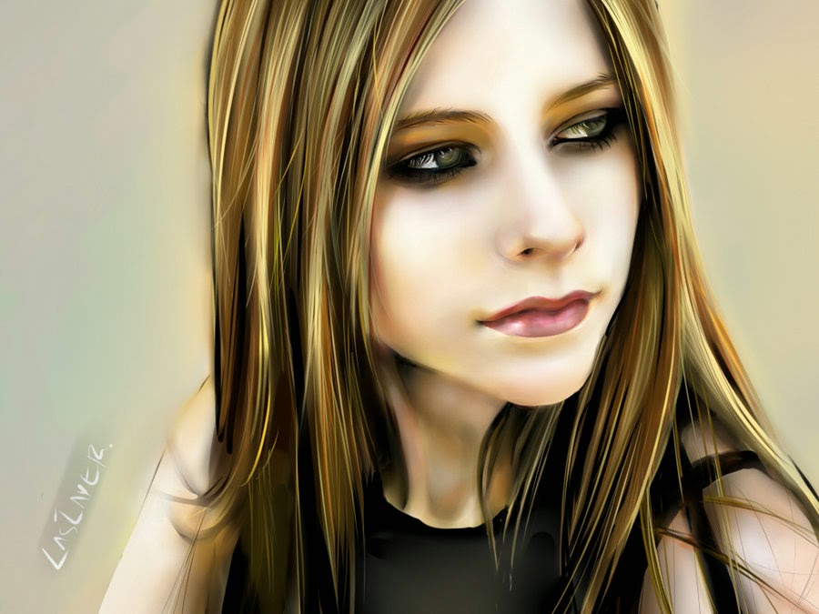 Avril Lavigne the Smokey Eye Makeup | Wallpapers Collection