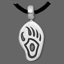 clip art and picture: Native bear paw