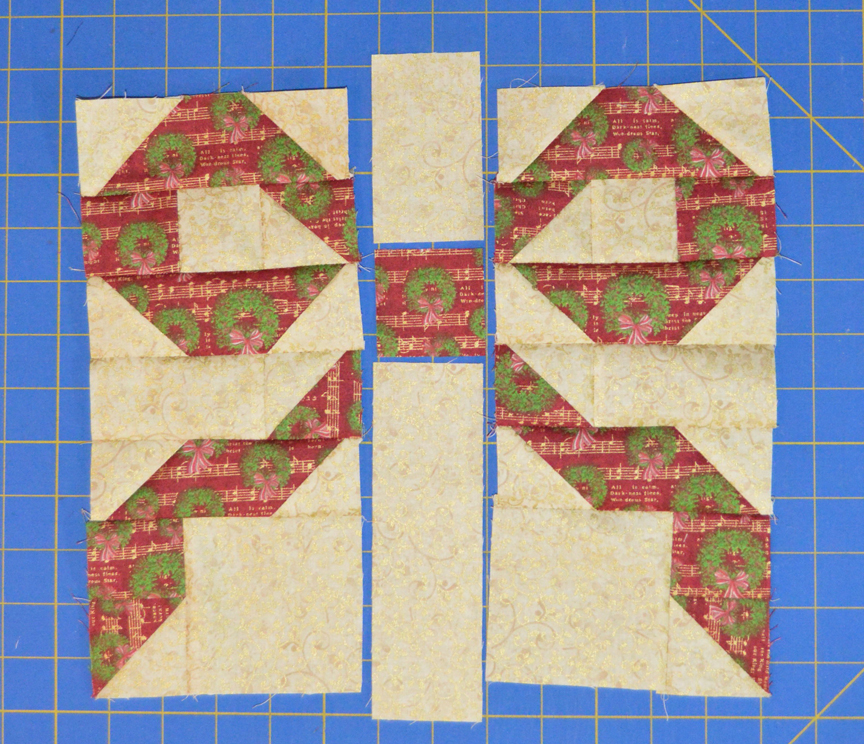 Inspired by Fabric: Silent Night Block Sampler: Day 3