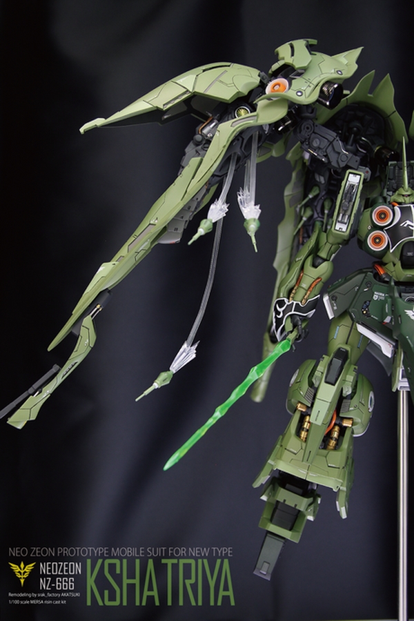 Custom Build: MERSA WORKS 1/100 NZ-666 Kshatriya