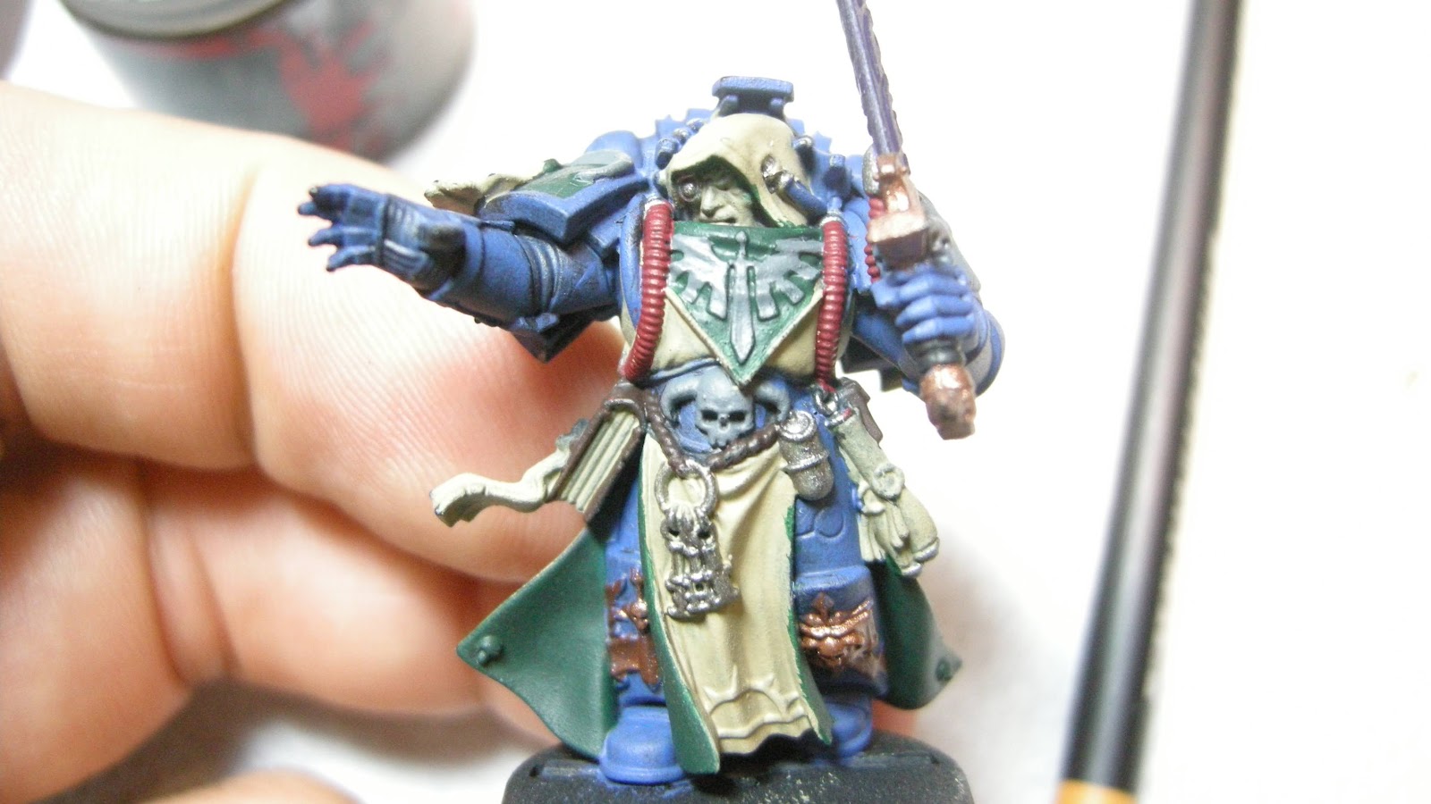 Watching Paint Dry: Librarian Turmiel (Dark Vengeance) WIP 1