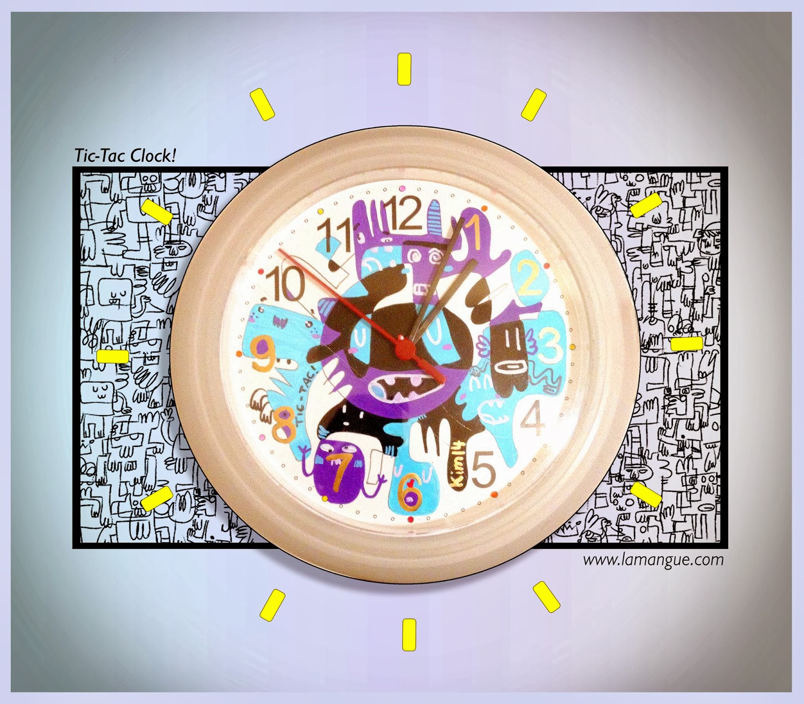 The Gentle Squid: Tic Tac clock Custom