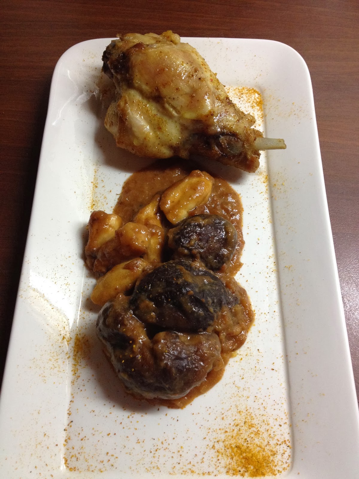 Muslo de conejo al horno macerado - ¡Huele Bien!