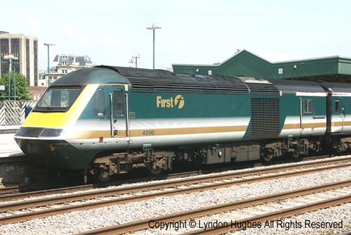 Action Rail UK: 43190 First Great Western Class 43 HST at Cardiff ...