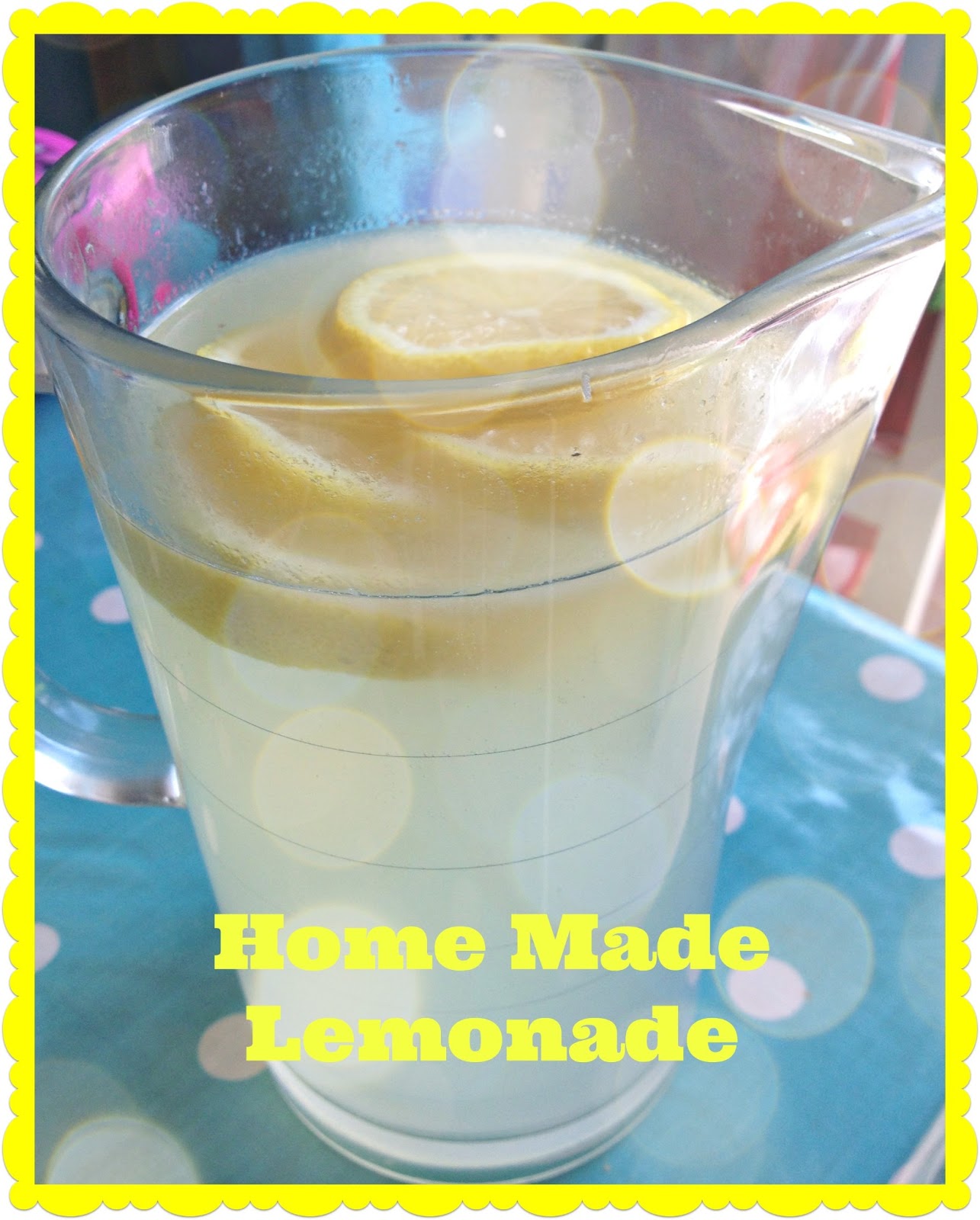 Very Easy Home Made Lemonade Recipe