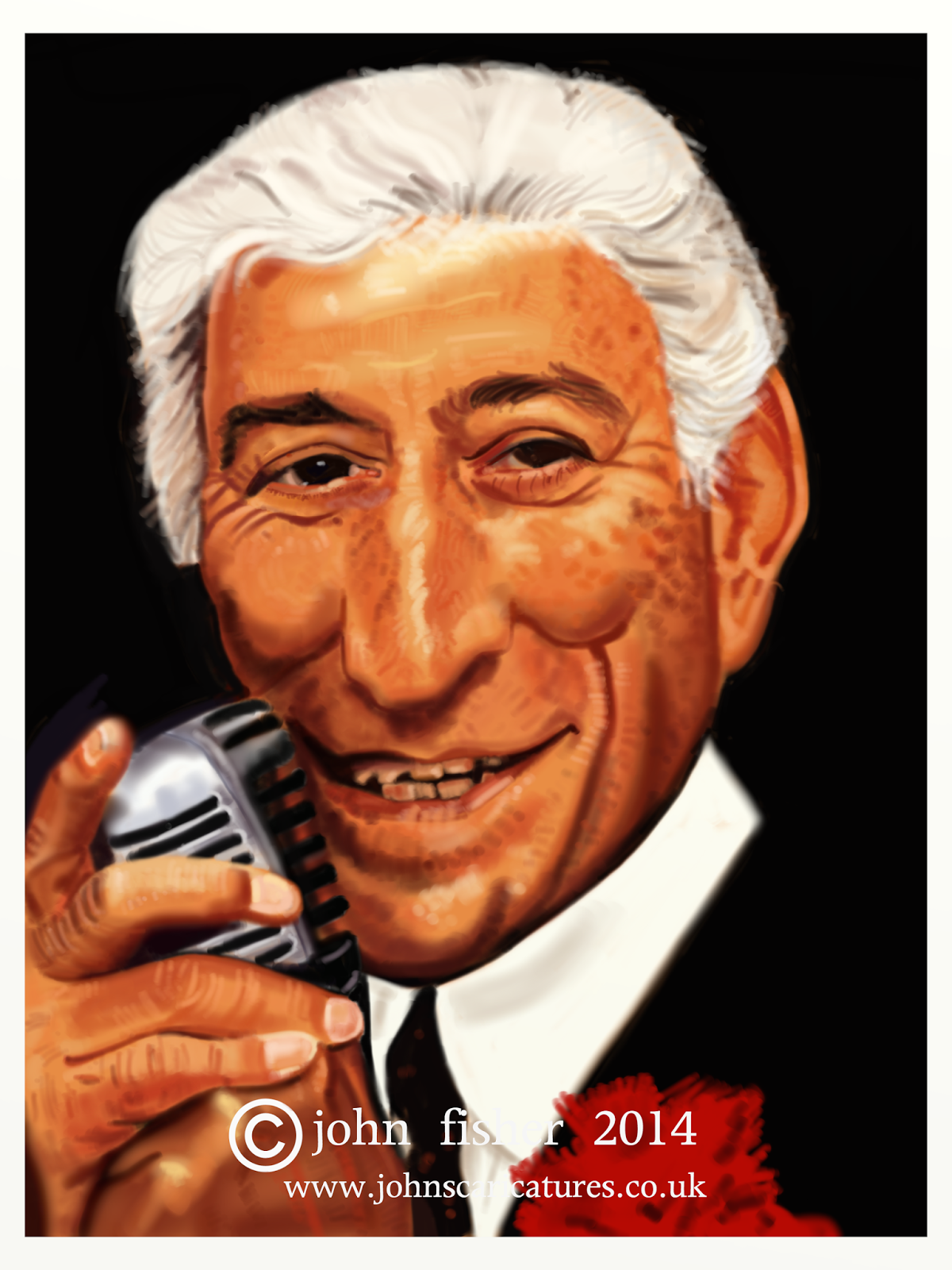 The Art of John Fisher: Tony Bennett..