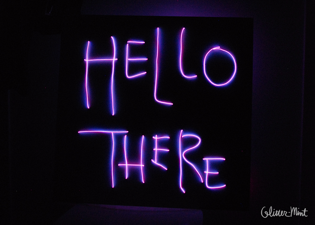 DIY Neon Sign // Batman Returns + Catwoman