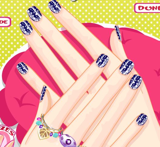 Juego De Pintar Uñas Funky ~ Vestir Chicas Y Famosas