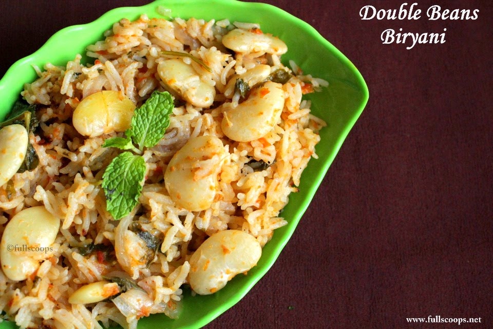 Double Beans Biryani ~ Full Scoops - A food blog with easy,simple ...
