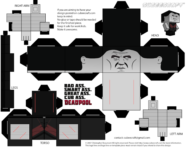 De cubeecraft y algo más: Cubeecraft - Deadpool