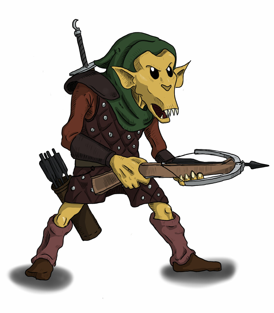 D&D Basic Monsters: Goblin Sneak