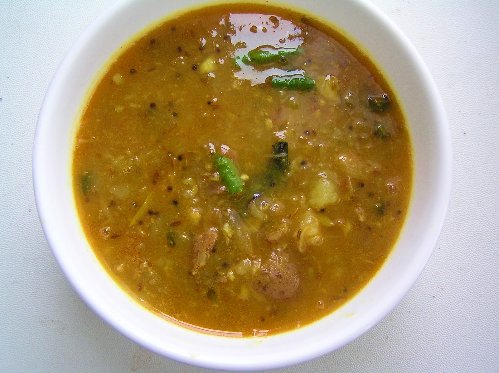 The Melting Pot: Batata Kanda Rassa / Potato Curry - Maharashtrian Style